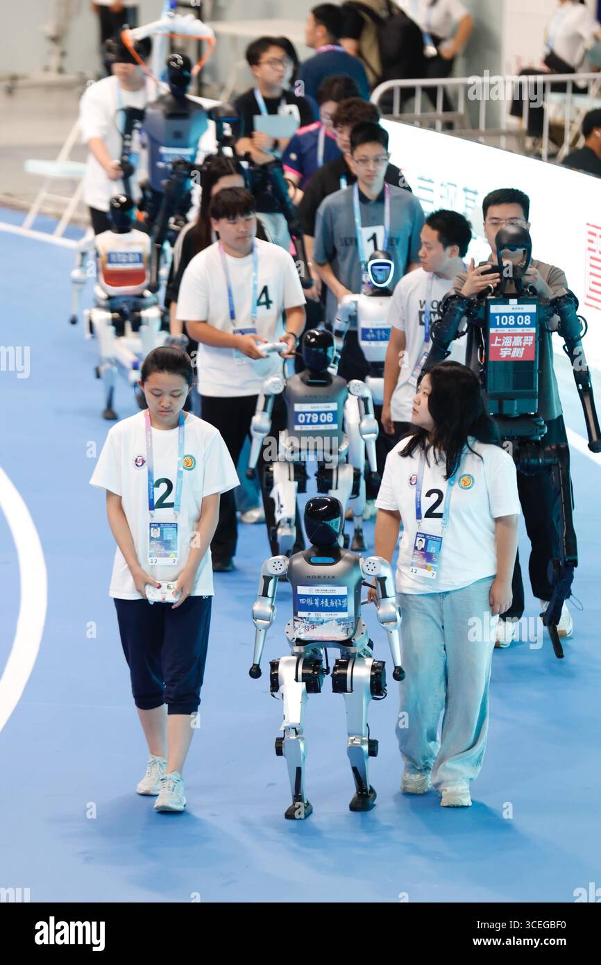 **CHINESE MAINLAND, HONG KONG, MACAU AND TAIWAN OUT** Humanoid robots ...