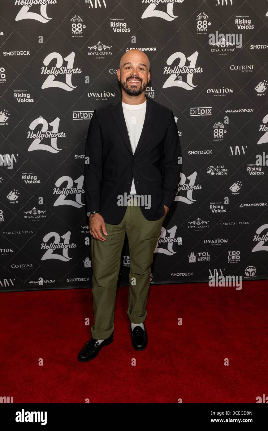 Los Angeles, USA. 17th Aug, 2024. Producer Diego Felipe attends 21st Hollyshorts Film Festival ...