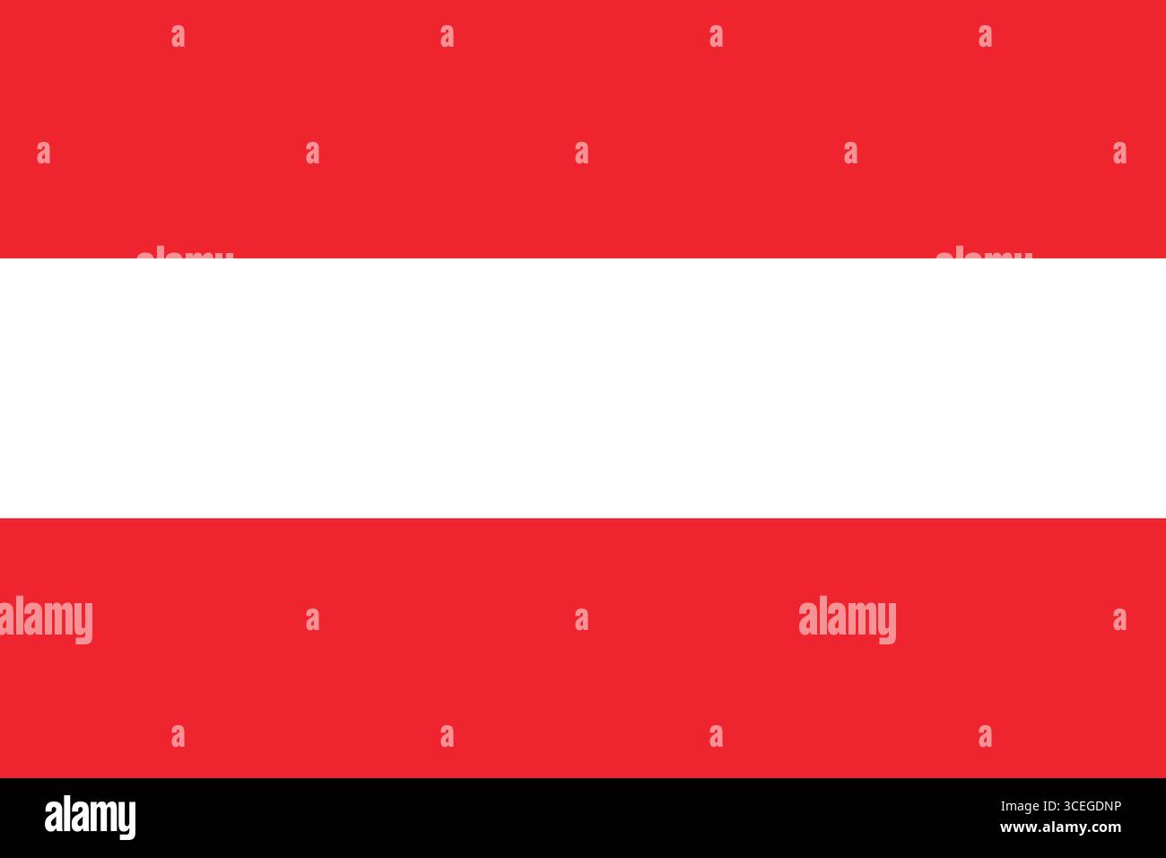 Austria flag vector illustration, red white red horizontal stripes ...