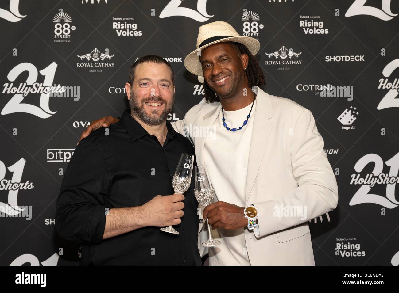 HollyShorts Film Festival founders Daniel Sol and Theo Dumont attends 21st Hollyshorts Film ...