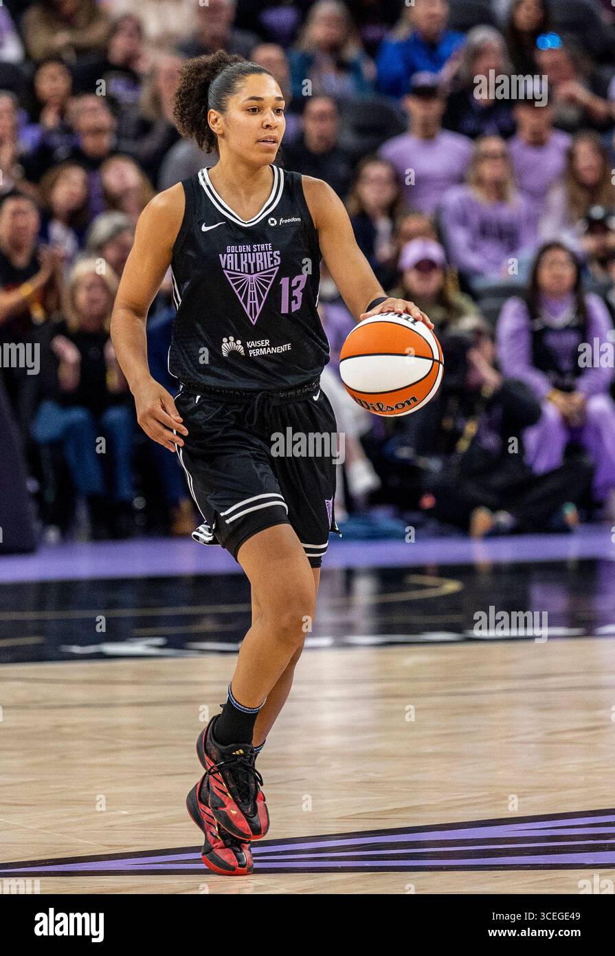 August 17 2025 San Francisco CA, U.S.A. Golden State Valkyries forward ...