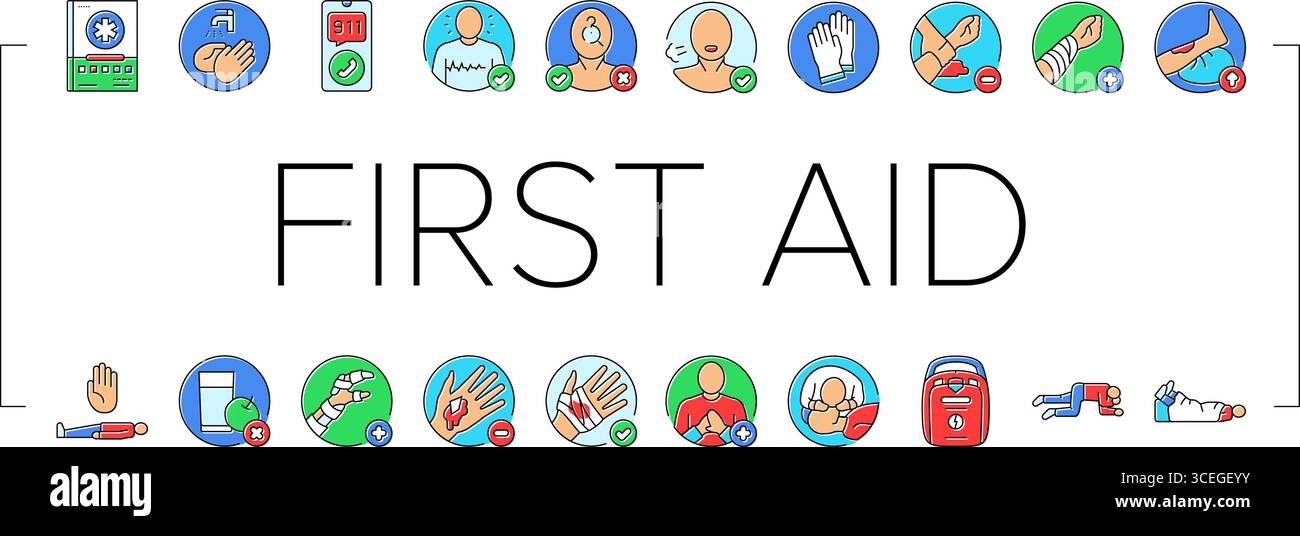 Providing first aid Cut Out Stock Images & Pictures - Alamy