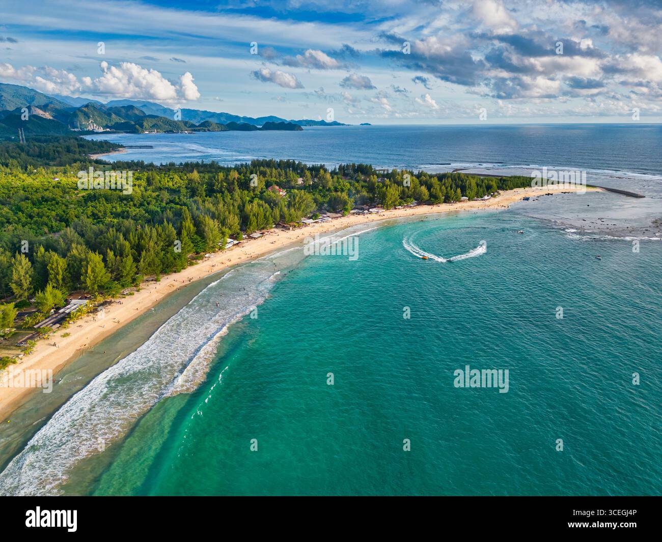 Eumpee Nulu Cliff or known as Lampuuk Cliff Beach is a famous beach in ...
