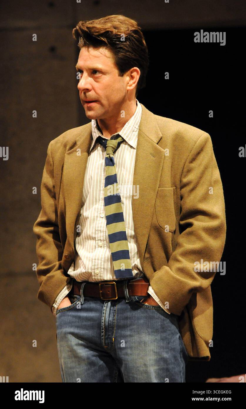Hamish Clarke starring in the premiere of "Haunted" at the Arts Theatre ...