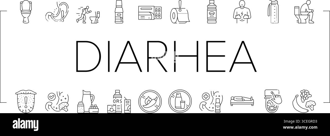 Diarrhea treatment Black and White Stock Photos & Images - Alamy