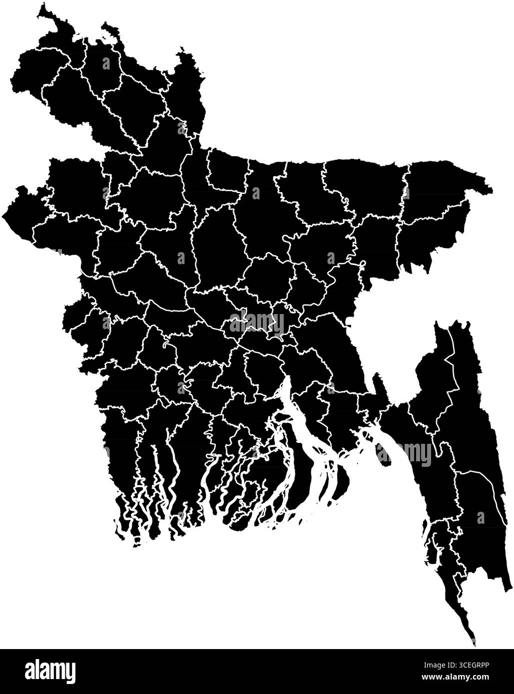 Bangladesh map hi-res stock photography and images - Alamy