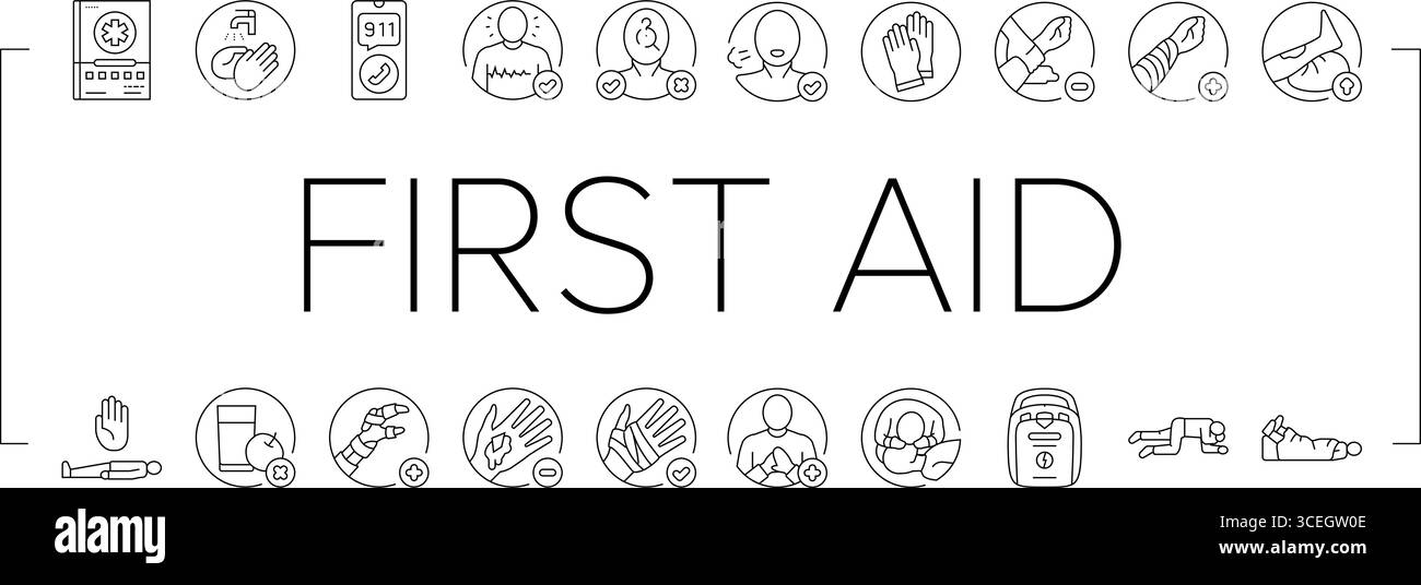 Providing first aid Cut Out Stock Images & Pictures - Alamy