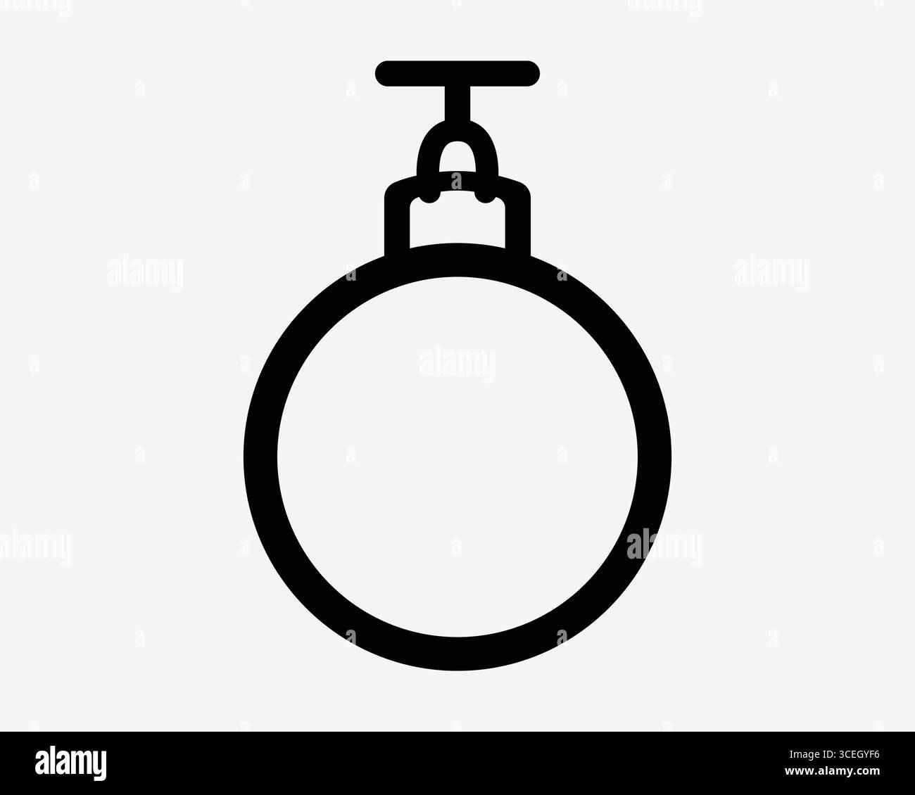 Christmas ball ornament icon Black and White Stock Photos & Images - Alamy