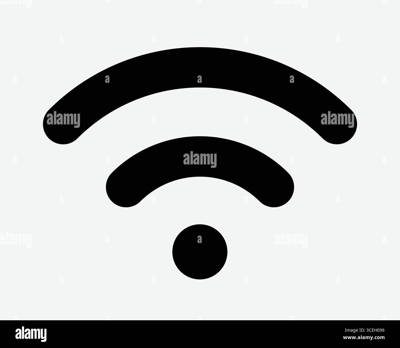 Wifi strength icon Black and White Stock Photos & Images - Alamy