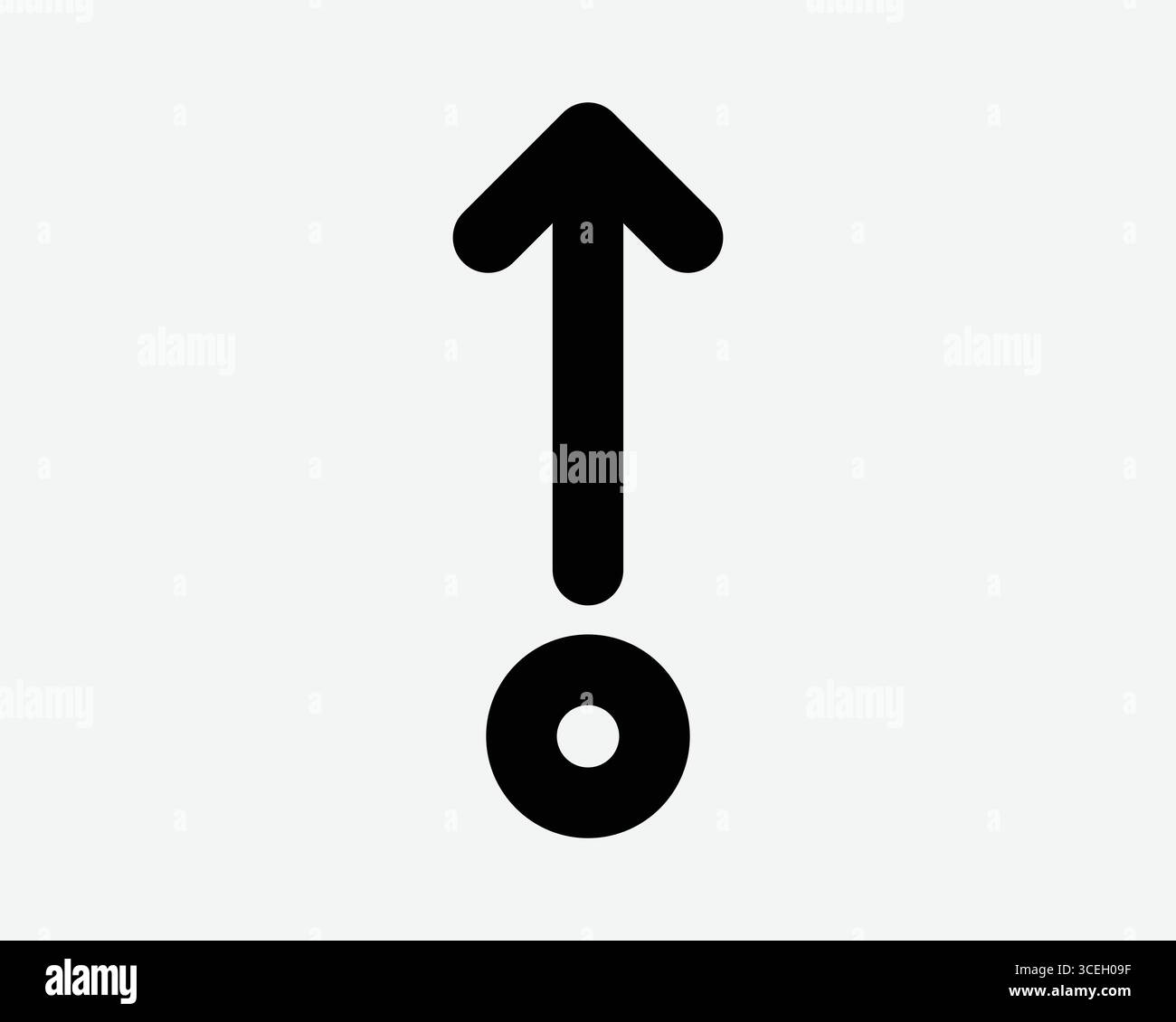 Up arrow screen Black and White Stock Photos & Images - Alamy