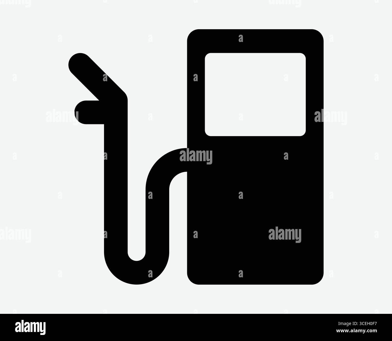 Old petrol pump at gas station Stock Vector Images - Alamy