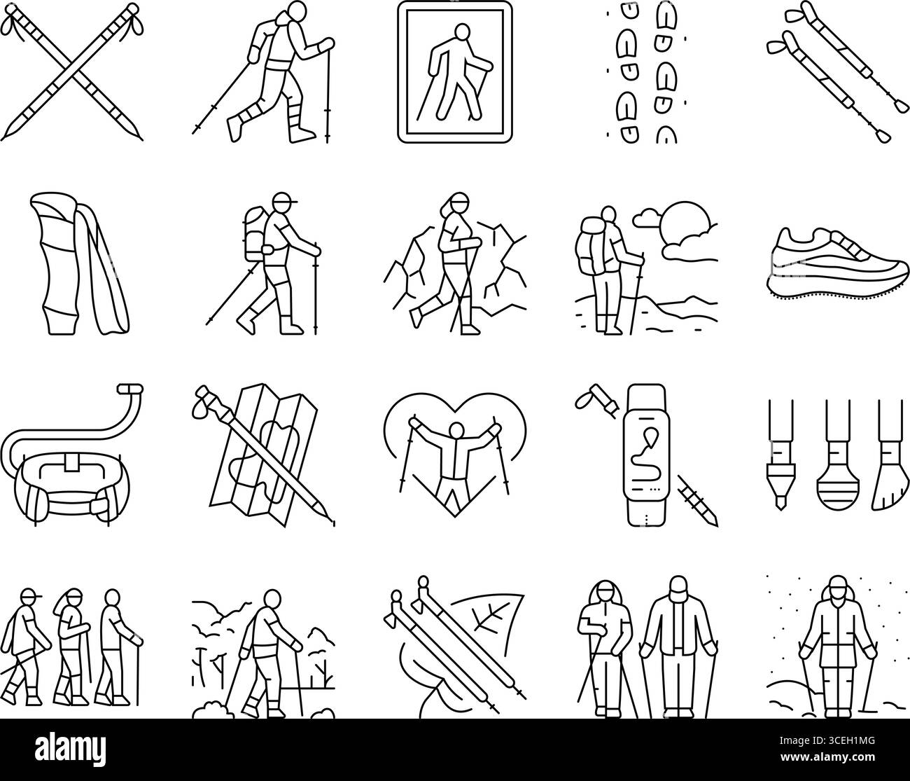 Outdoor exercise outdoors sign Black and White Stock Photos & Images ...