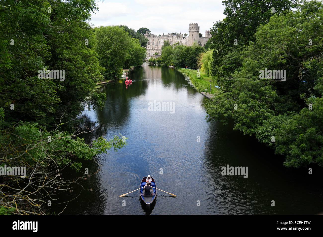File photo dated 16/06/25 of the River Avon at Warwick Castle, Warwickshire. Surveying shows one ...