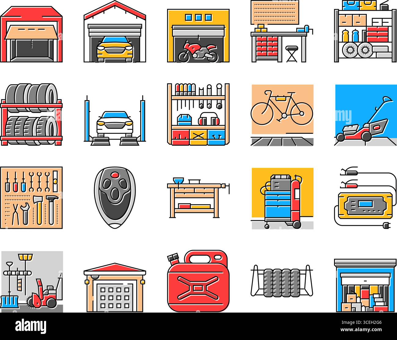 Garage door insulation Stock Vector Images - Alamy