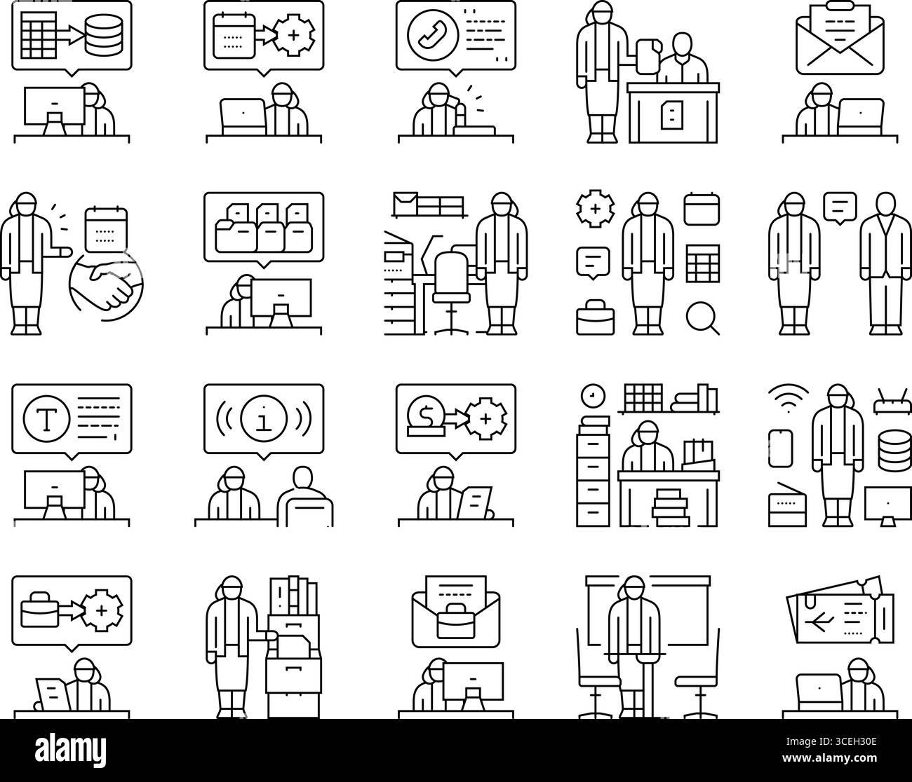 Administrative efficiency Black and White Stock Photos & Images - Alamy