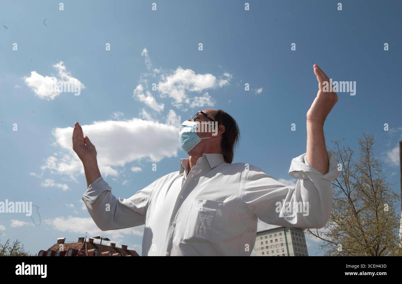 a corona protection ffp2 face mask, health and protection against ...