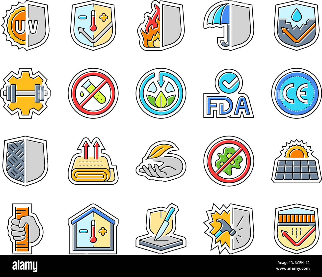 Unyielding protection Stock Vector Images - Alamy