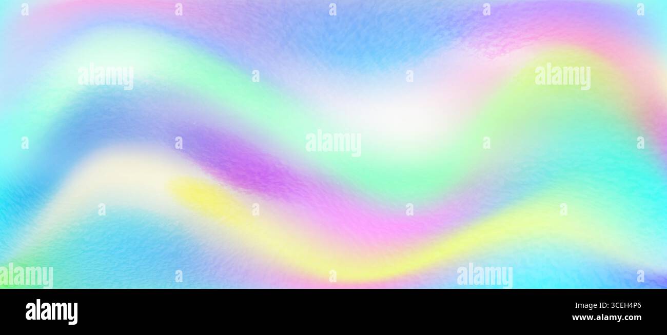 Iridescent metal foil background with holographic rainbow gradient ...