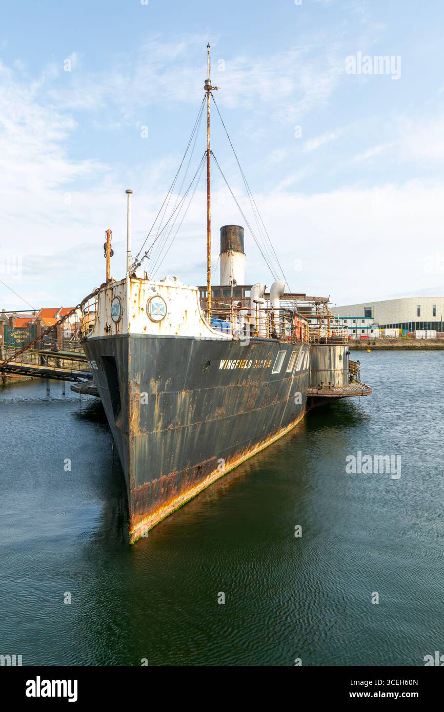 PS Wingfield Castle ship historic Humber paddle steamer ship built 1934 ...
