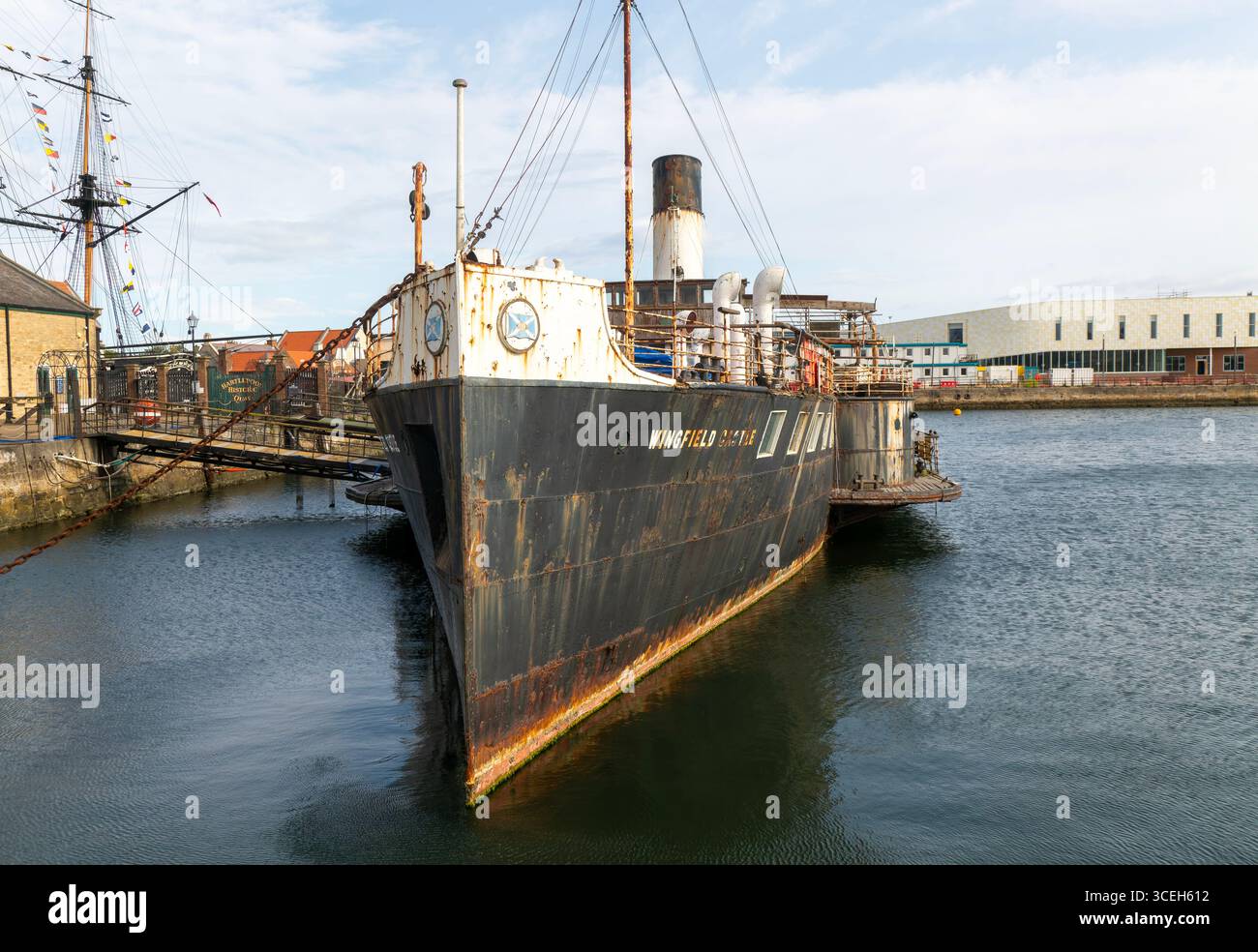 PS Wingfield Castle ship historic Humber paddle steamer ship built 1934 ...