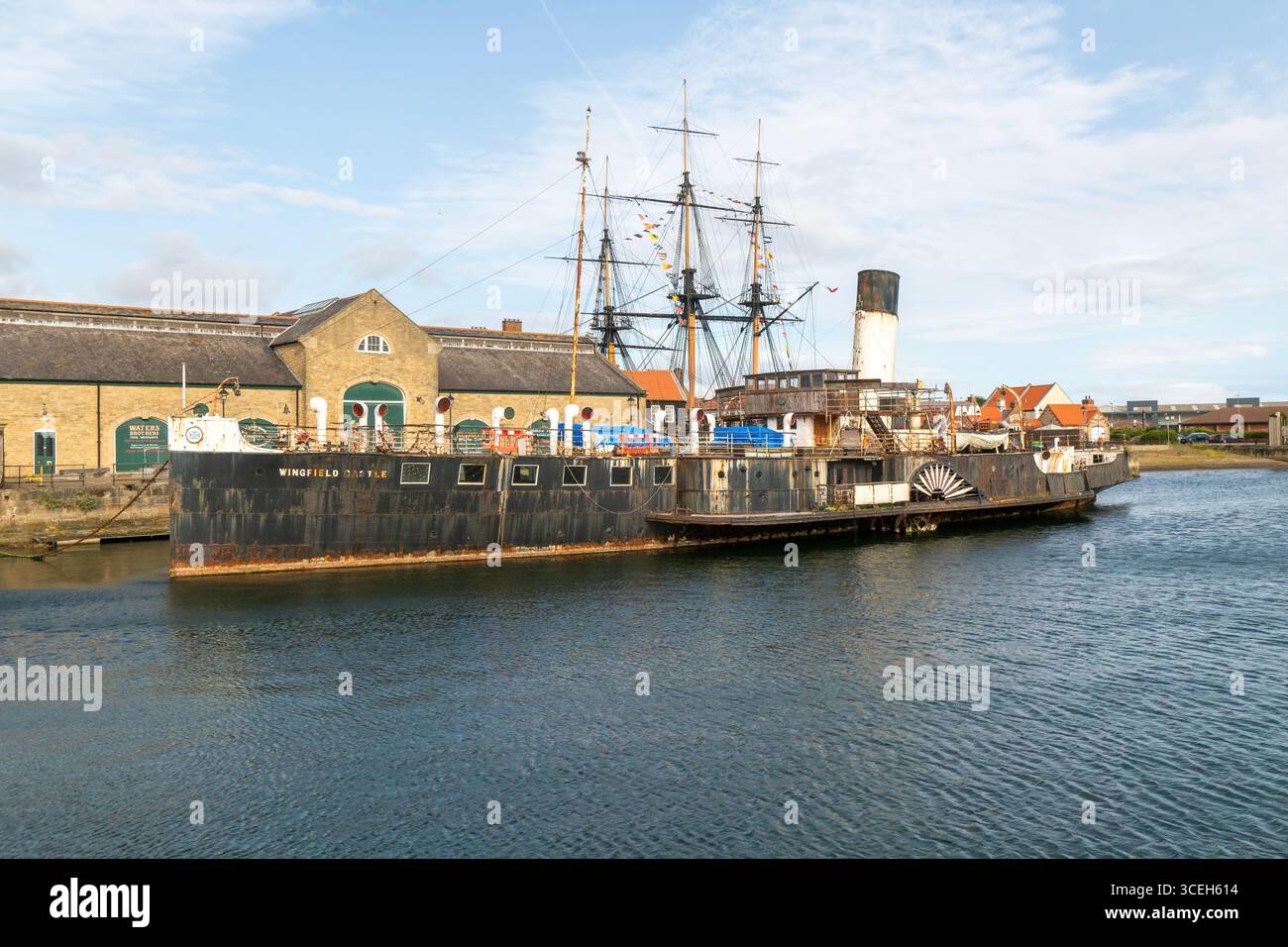 PS Wingfield Castle ship historic Humber paddle steamer ship built 1934 ...