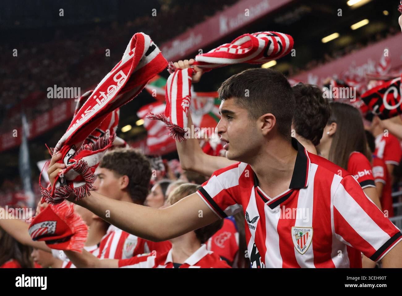 Athletic Club fan during the La Liga EA Sports match between Athletic ...
