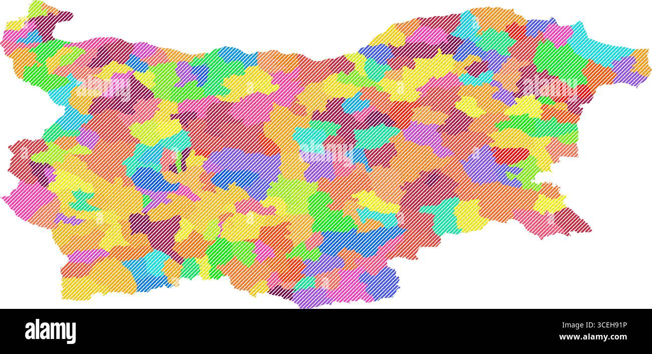 Shaded Bulgaria Map Illustration – Realistic Vector Cartography for ...