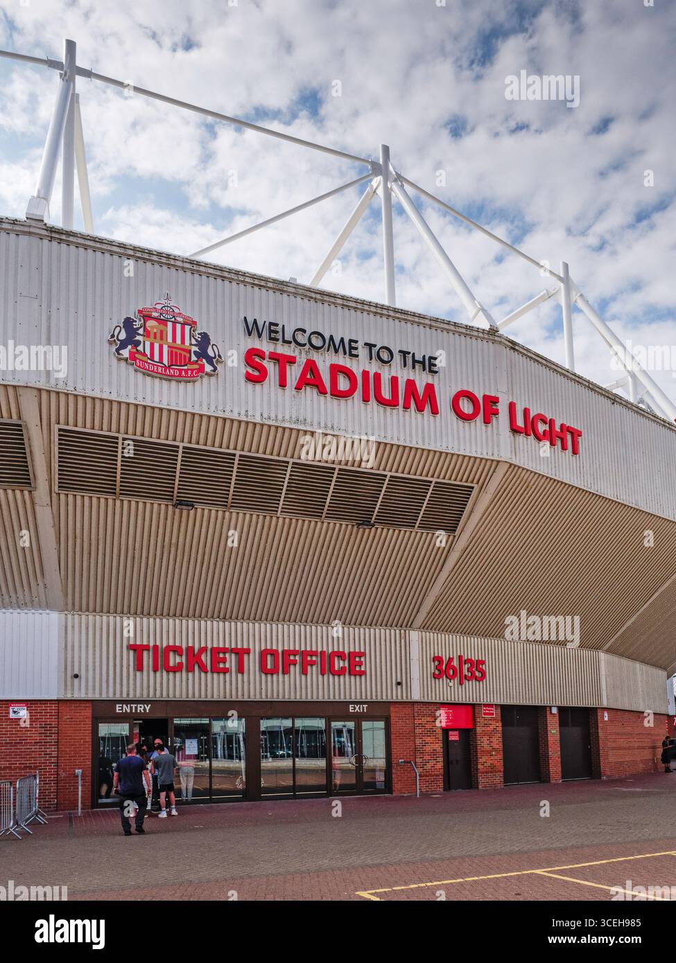 Sunderland AFC home ground the Stadium of Light Stock Photo - Alamy