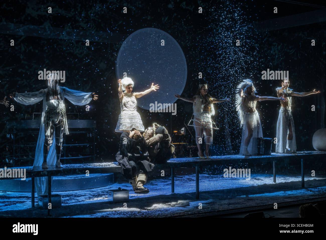 Salzburg Festival 2025 - Photo rehearsal of the play "The Snowstorm ...
