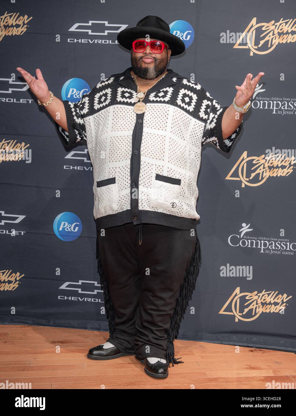 Jazze Pha, in the press area during the 40th Annual Stellar Awards at ...