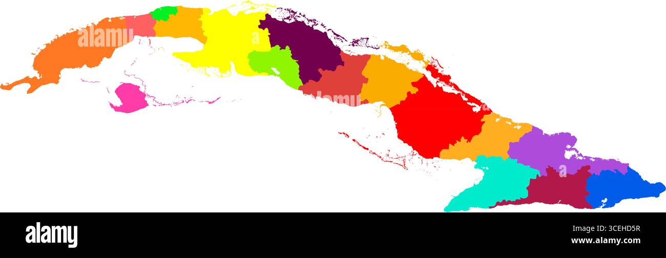 Digital map city cuba Cut Out Stock Images & Pictures - Alamy