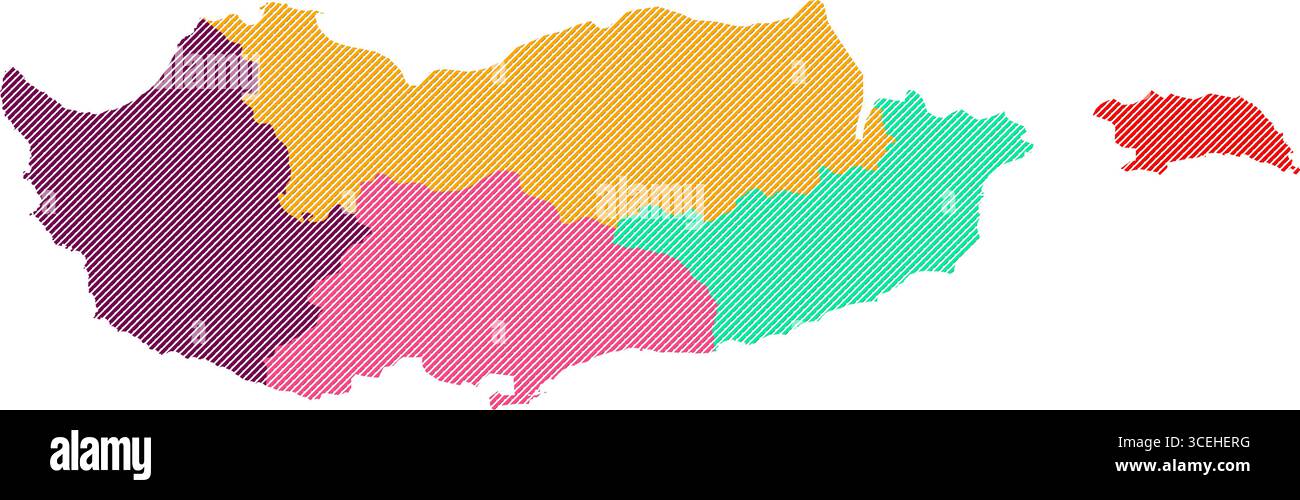 Cyprus shaded map Stock Vector Images - Alamy