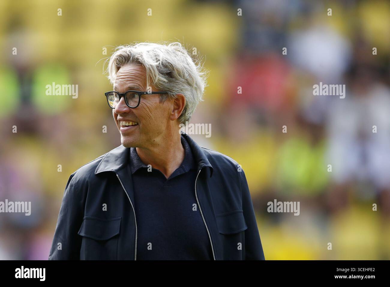 DORTMUND - Vodafone Germany CEO Marcel de Groot during a friendly match ...