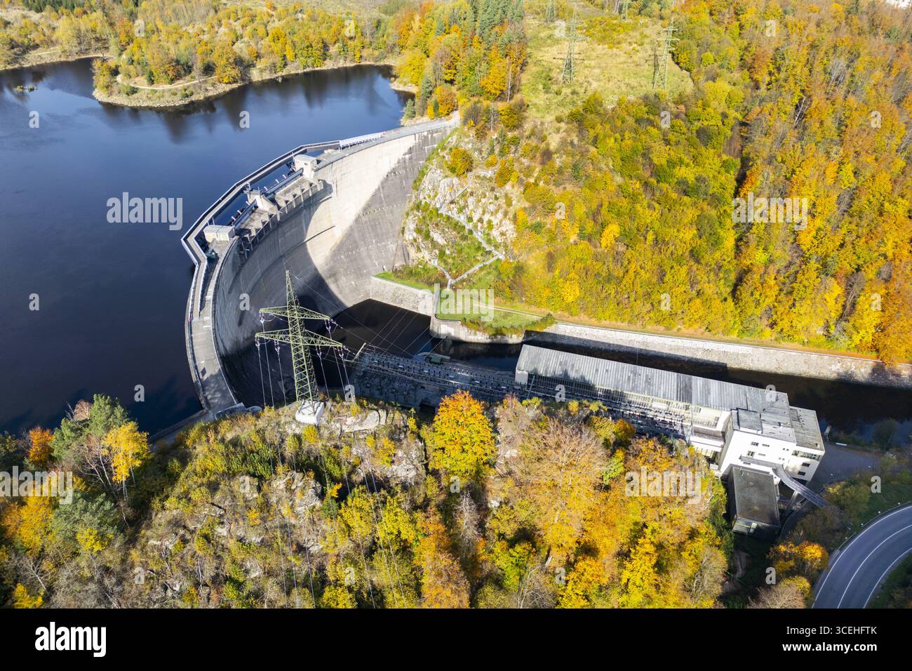 Aerial view ottenstein power plant hi-res stock photography and images ...