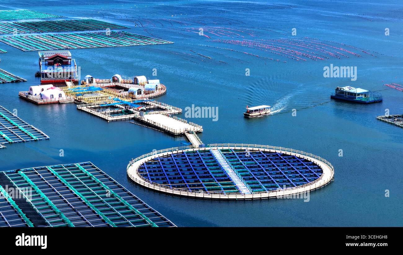 Aerial Photo Shows The Marine Granary In Rongcheng City East China S