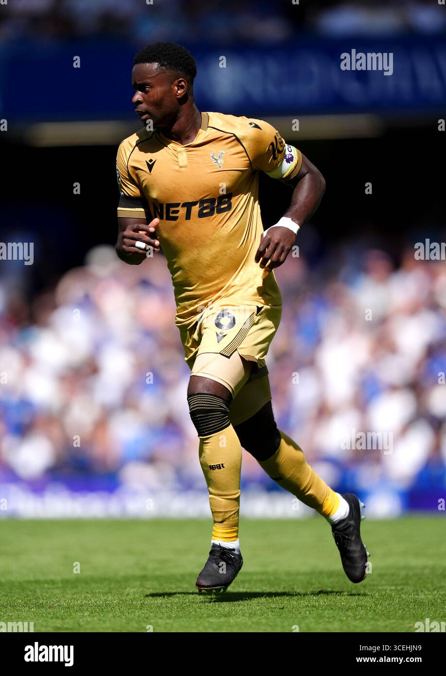 Crystal Palace's Marc Guehi during the Premier League match at Stamford ...