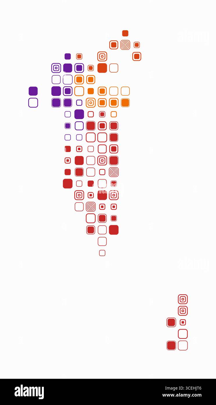 Bahrain map hi-res stock photography and images - Alamy