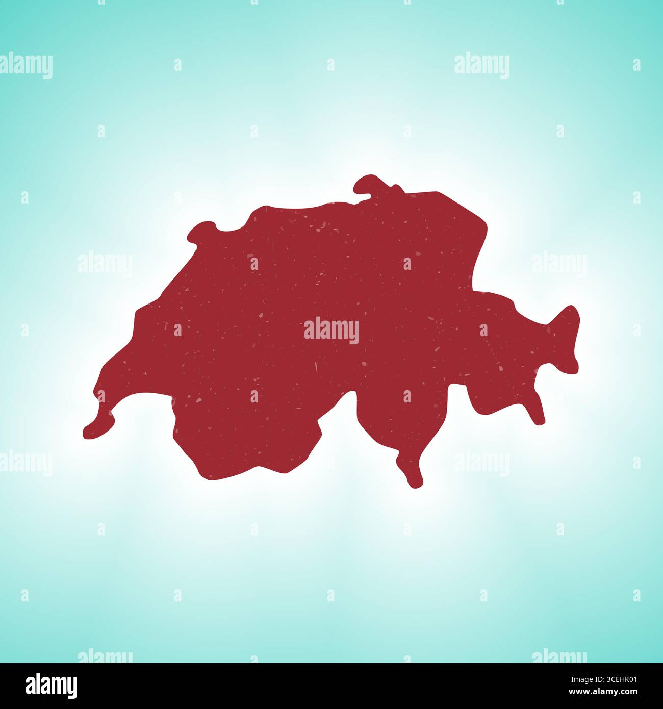Switzerland shape on gradient background. Country map with scratch ...