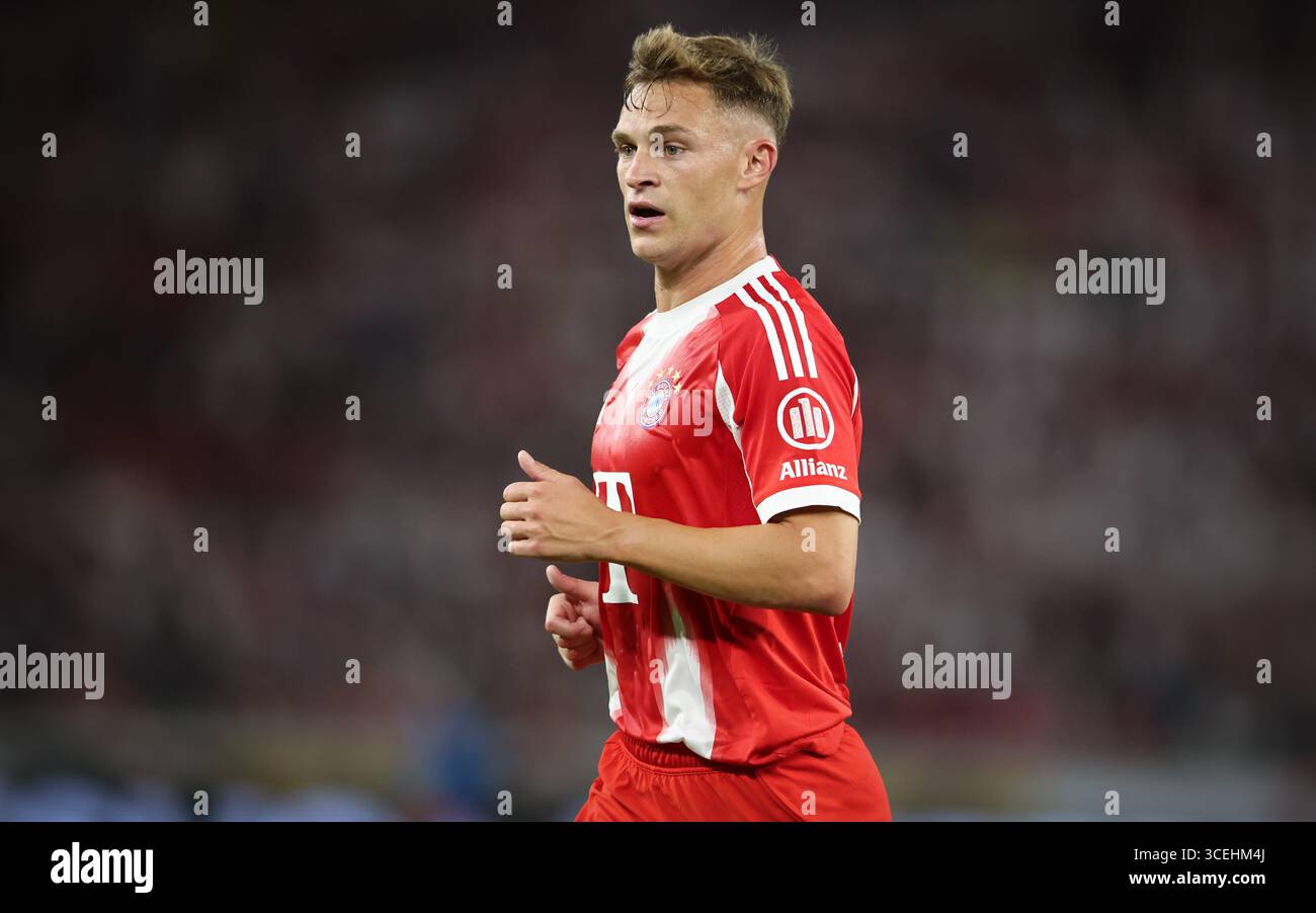STUTTGART, GERMANY - AUGUST 16: Joshua Kimmich of Bayern Muenchen looks ...