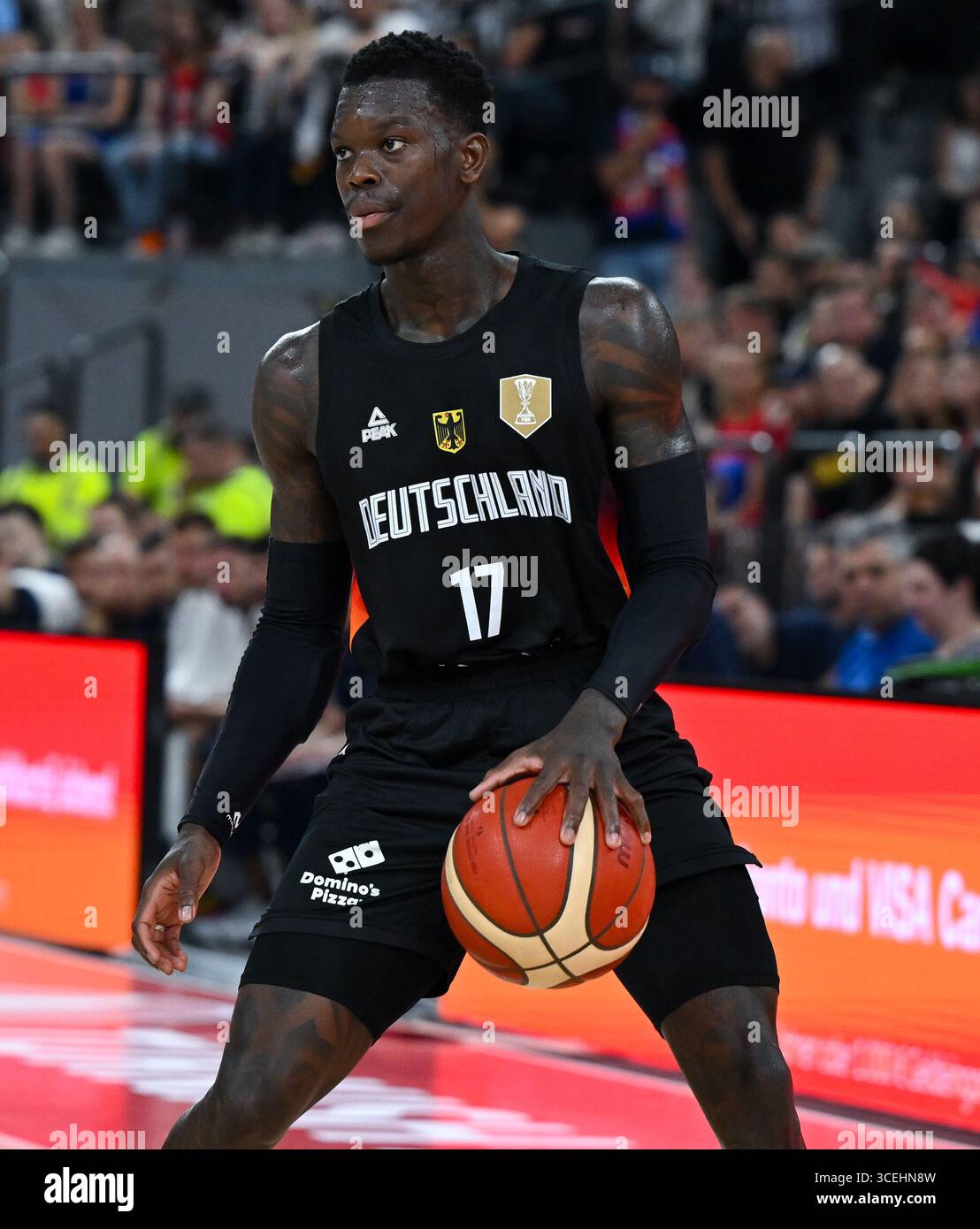 16 August 2025, Bavaria, Munich: Basketball: Supercup, Germany - Serbia ...
