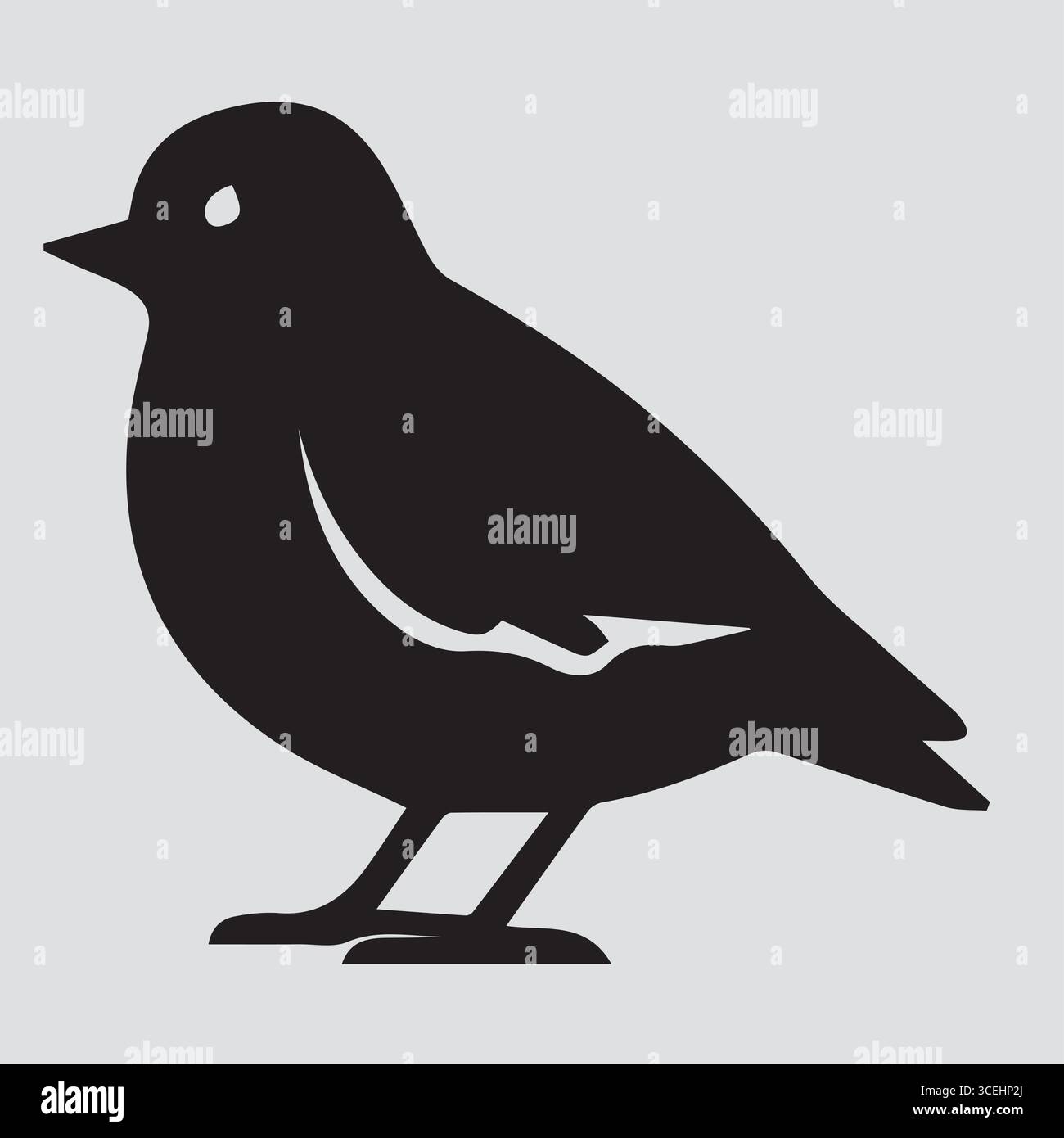 Hand flight bird black Stock Vector Images - Alamy