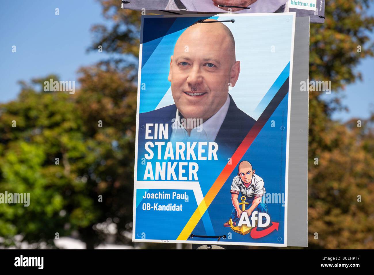 Wahlplakat von Oberbürgermeisterkandidat Joachim Paul AfD in ...