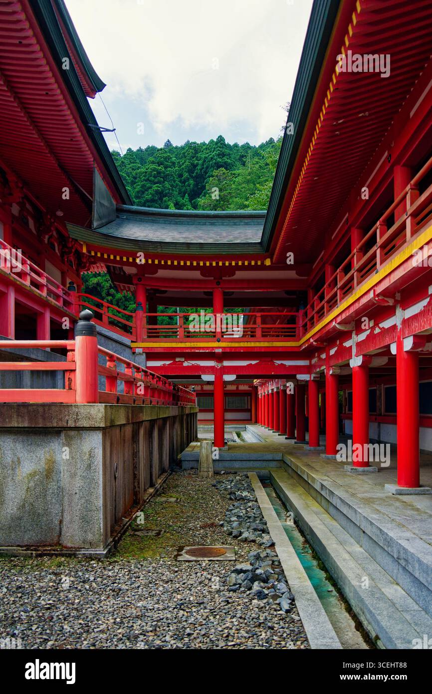 The World Cultural Heritage Site, Enryaku-ji Temple on Mount Hieizen ...