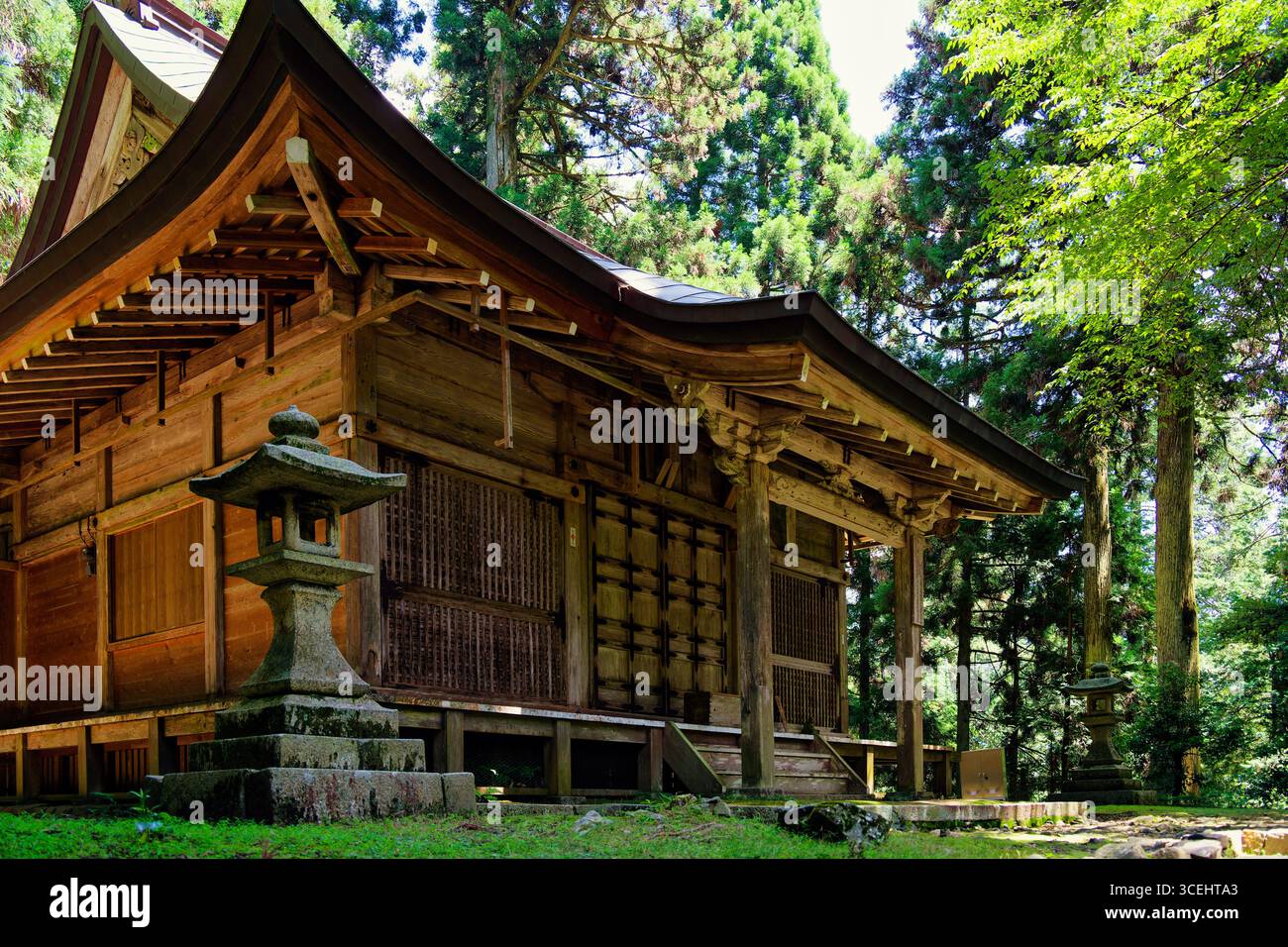The World Cultural Heritage Site, Enryaku-ji Temple on Mount Hieizen ...