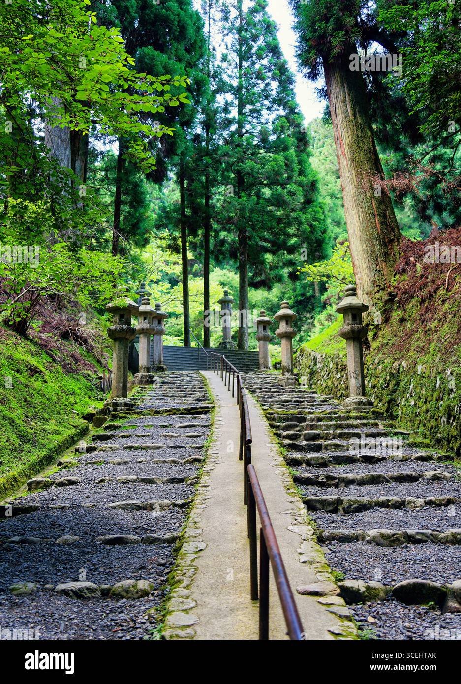 The World Cultural Heritage Site, Enryaku-ji Temple on Mount Hieizen ...