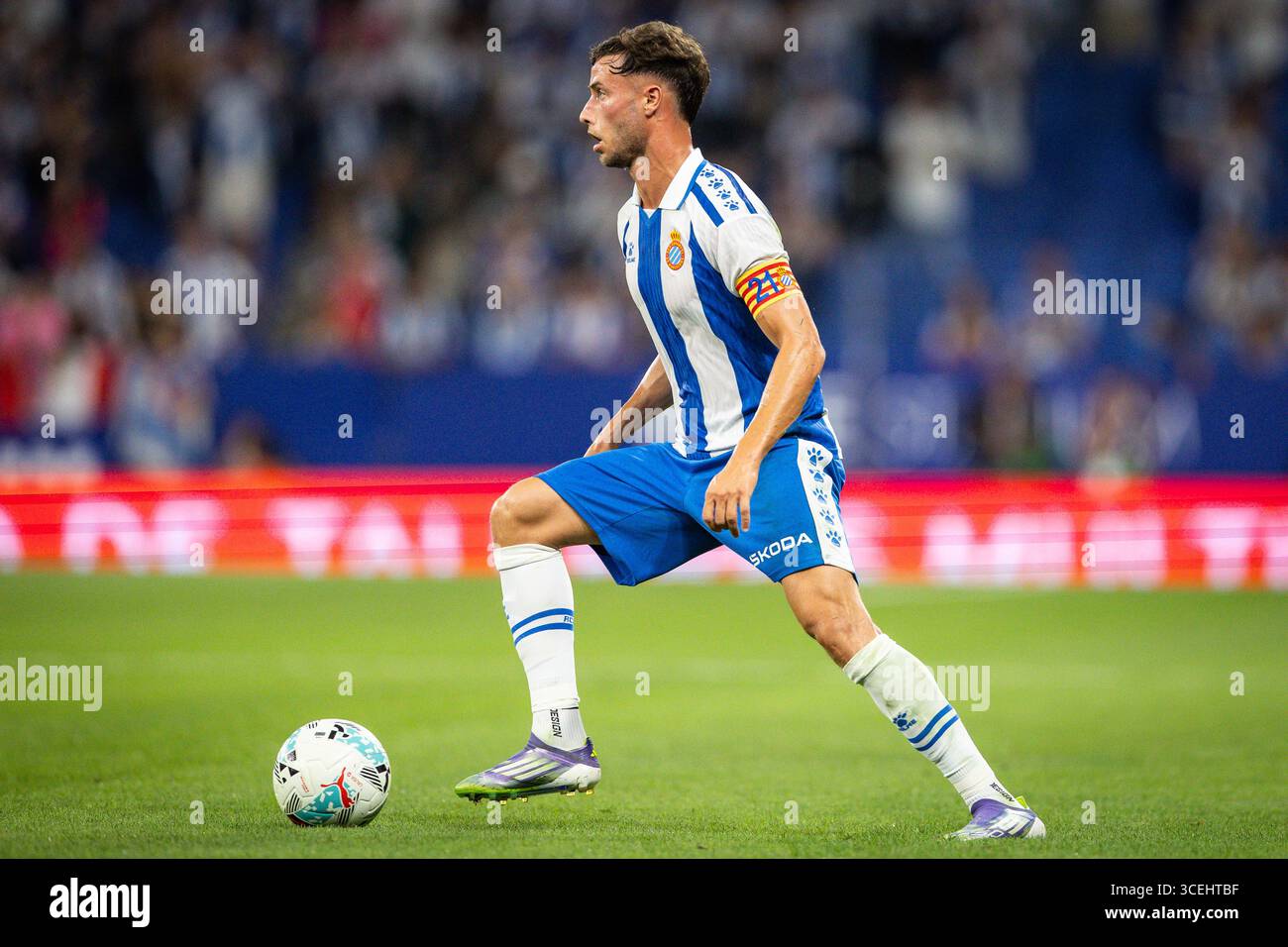 Javi PUADO of Espanyol Barcelona during the Spanish championship La ...