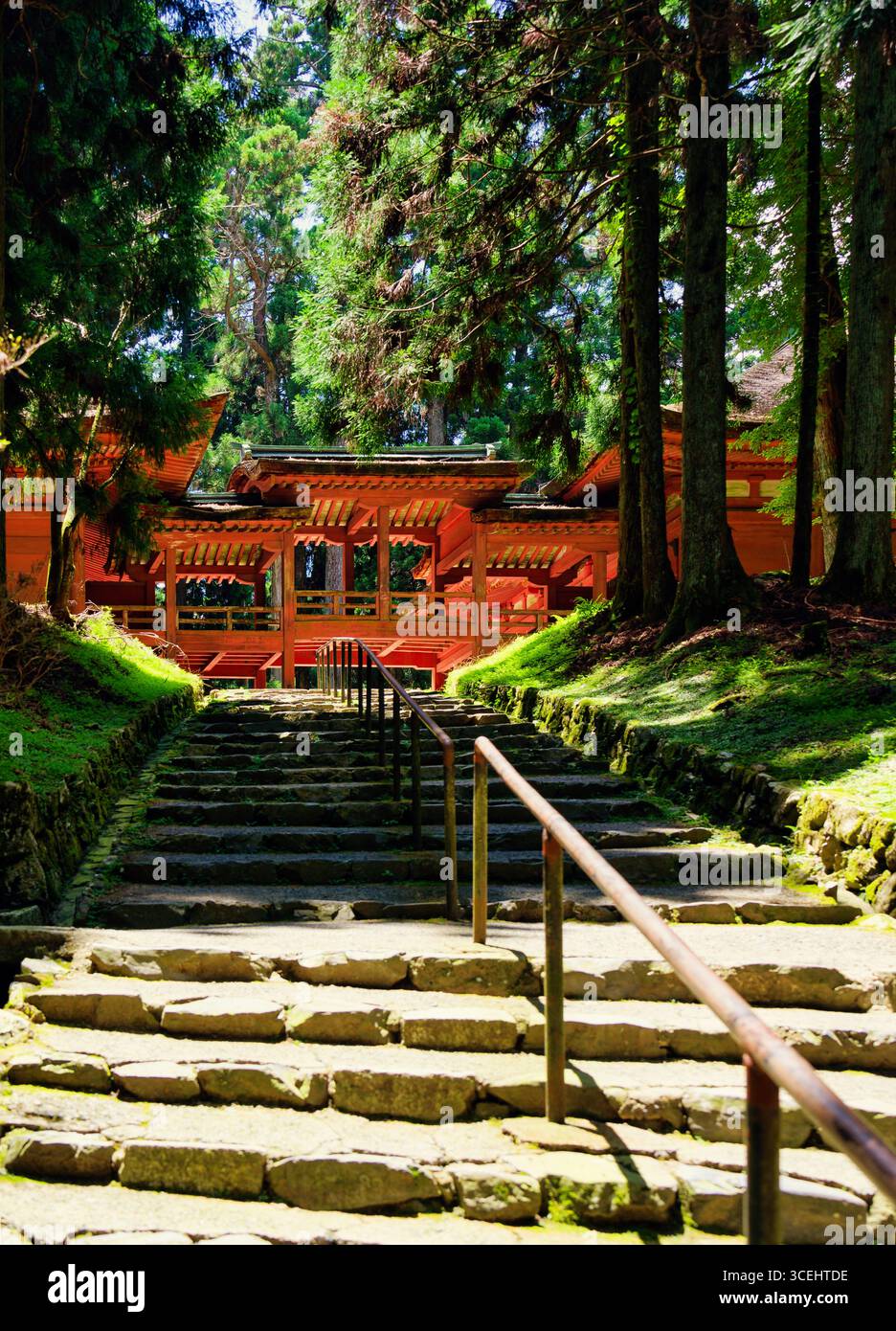 The World Cultural Heritage Site, Enryaku-ji Temple on Mount Hieizen ...
