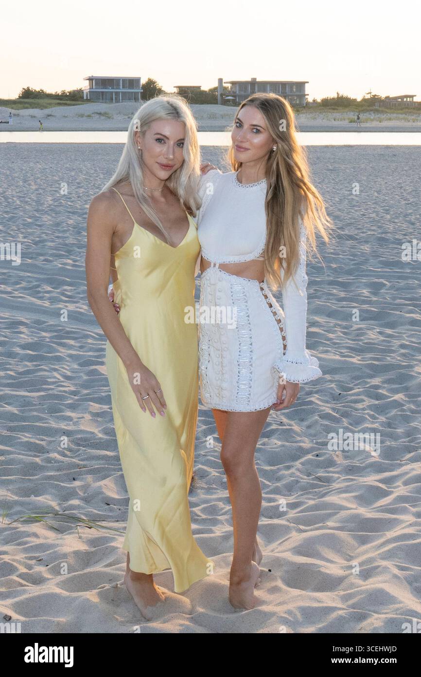Katia Matora and Kayla Mckay attends Julia Nikonovaite's Sunset Soiree ...