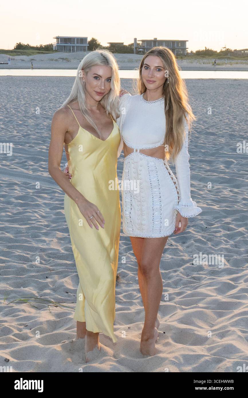 Katia Matora and Kayla Mckay attends Julia Nikonovaite's Sunset Soiree ...