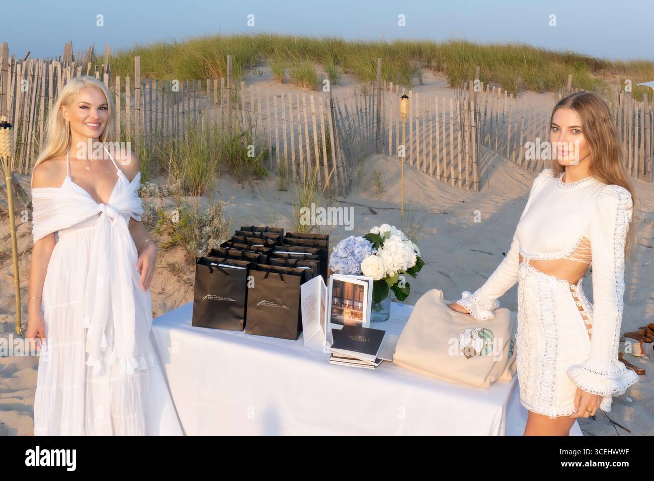 Julia Nikonovaite and Kayla Mckay attends Julia Nikonovaite's Sunset ...